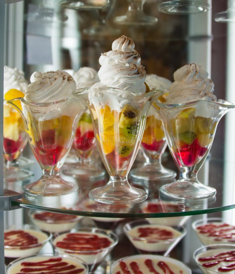 Dessert at the cafe stock image. Image of marriage, bridal - 32712525