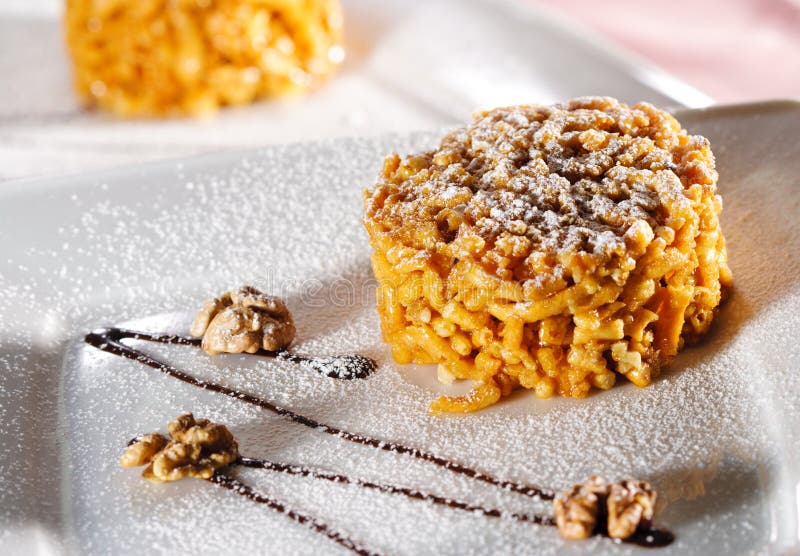 Dessert - Chak-Chak stock image. Image of beautiful, menu - 9800017