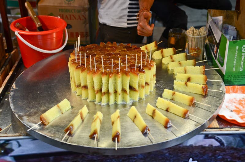 Dessert chinois image éditorial. Image du bonbons, gâteau - 34946145