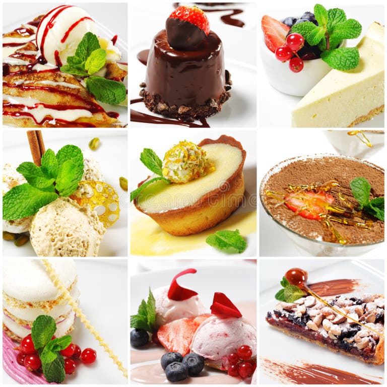 1,554 Beautiful Dessert Collage Stock Photos - Free & Royalty-Free ...