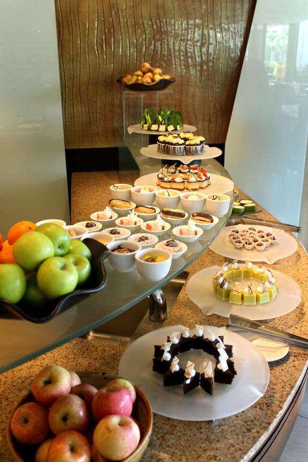 Dessert Corner Buffet stock image. Image of lounge, feed - 15191461