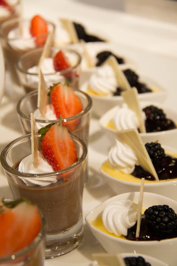 Dessert Corner at a Buffet Restaurant Stock Image - Image of lunch ...