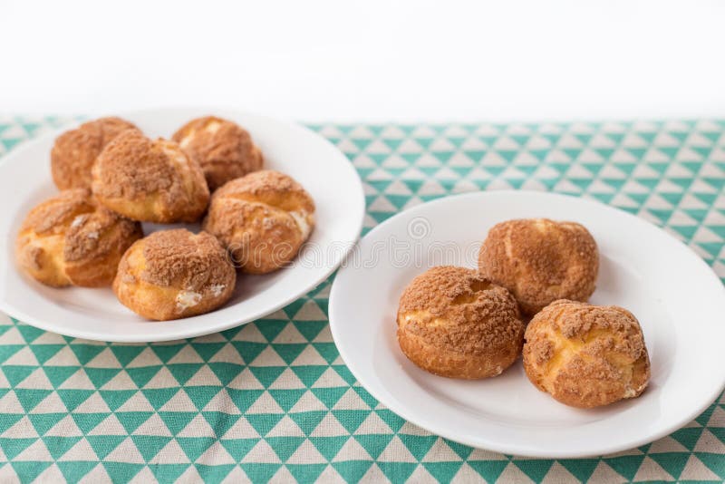 Delicious puffs stock photo. Image of pastry, sweet - 107611640