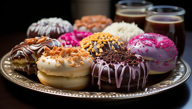 Dessert, Gourmet, Chocolate, Donut, Snack, Refreshment, Sugar ...