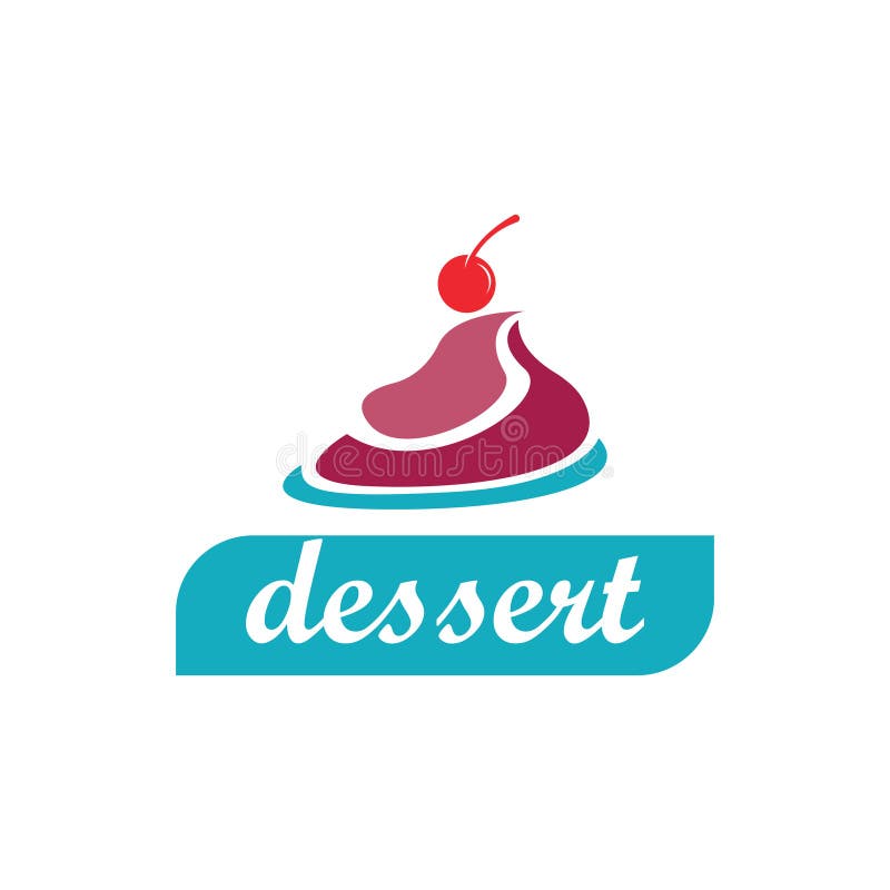 Dessert Logo Design Vector Icon Illustration Template Stock Vector ...