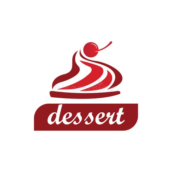Dessert Logo Design Vector Icon Illustration Template Stock Vector ...