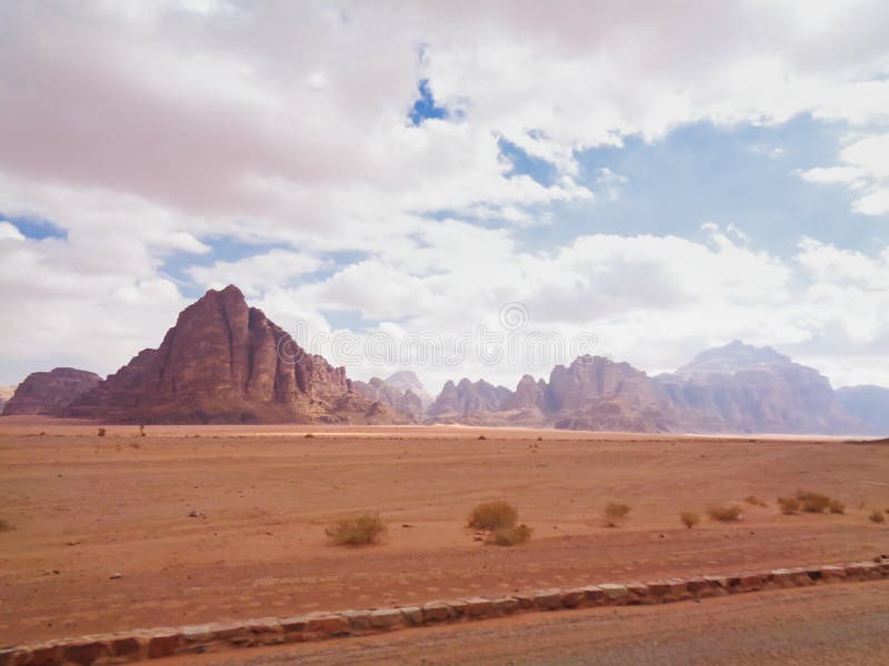 A Dessert Rock in a Red Dessert Stock Photo - Image of digital ...