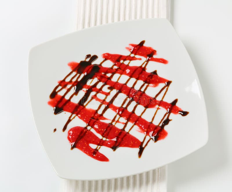 Dessert sauces stock image. Image of syrup, place, drizzle - 36716083