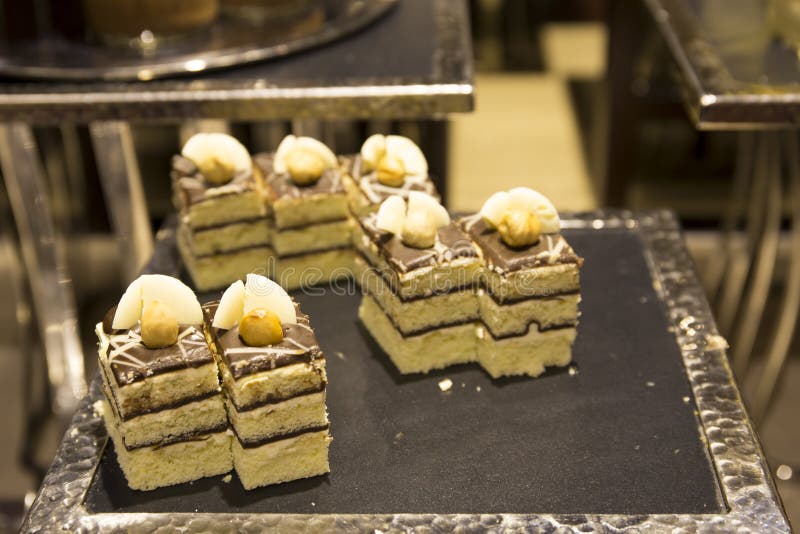 Dessert,snacks at a Buffet Bar Stock Photo - Image of lunch, beautiful ...
