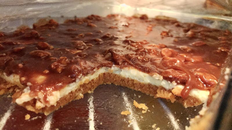 Dessert of snickers stock photo. Image of food, bhfyp - 198954956