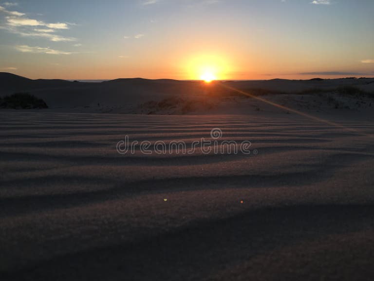 Sunset in the dessert stock photo. Image of dessert - 121577812