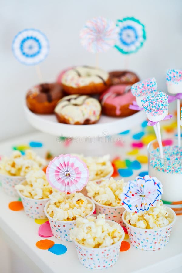 Dessert table at party stock image. Image of dessert - 55698255