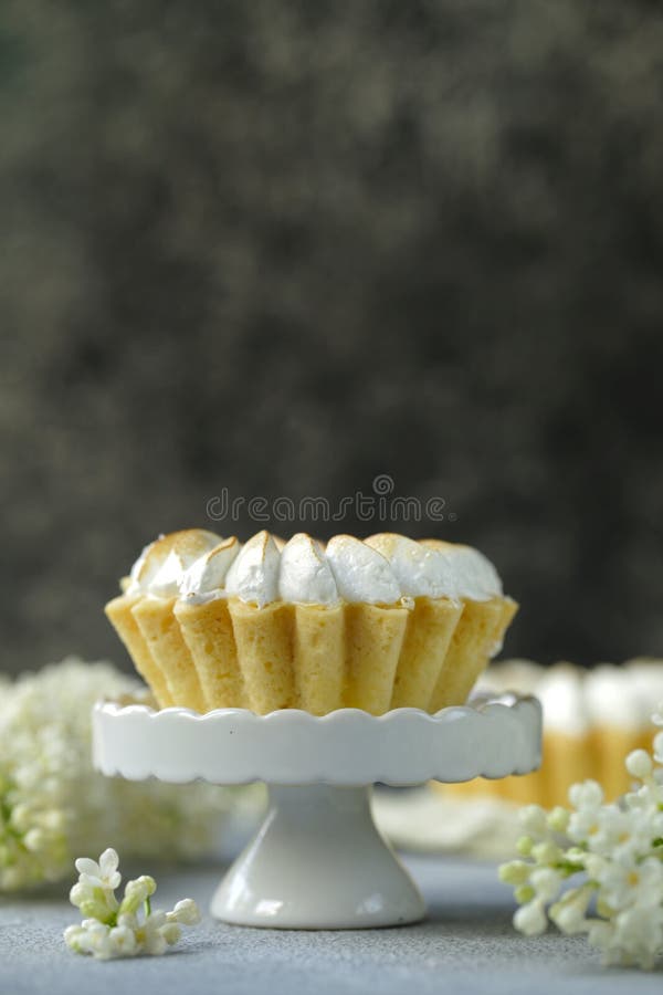Tartlets with lemon cream stock photo. Image of baked - 146321874