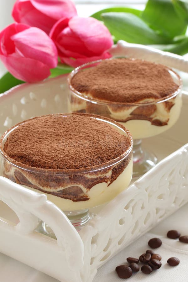 Dessert tiramisu. stock photo. Image of cheese, drink - 29724756