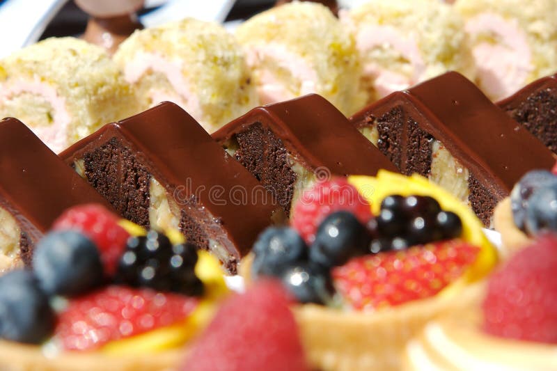 Dessert Tray assorted stock image. Image of decorated - 3789391