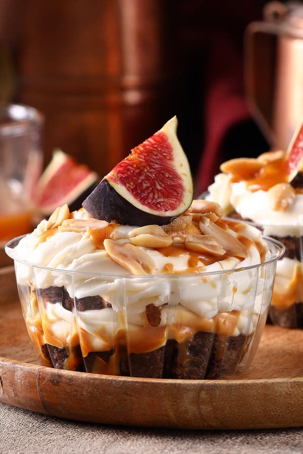 Dessert Trifle with Fresh Berries Stock Photo - Image of trifle, fresh ...