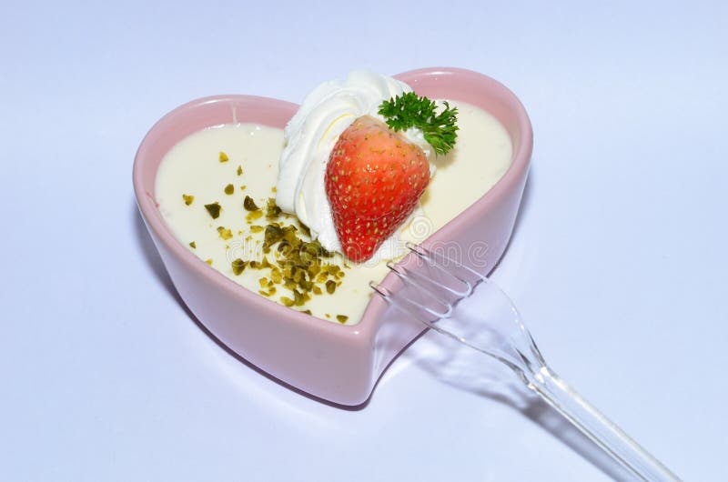 Dessert of yoghourt stock image. Image of beautiful, head - 47595121