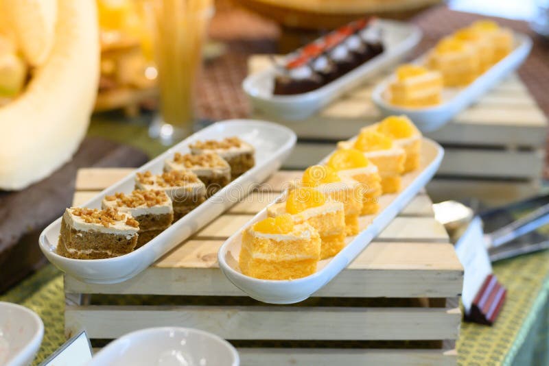 Bakery on buffet line stock image. Image of background - 169879885