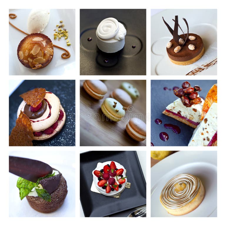 Desserts stock image. Image of restaurant, cake, almonds - 40126643