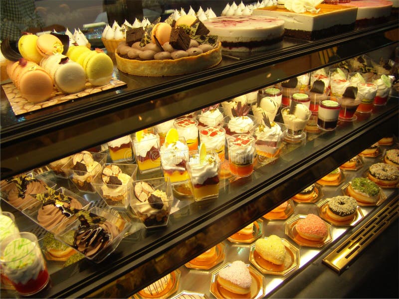 Dessert shop stock photo. Image of sweet, refrigerated - 30152438