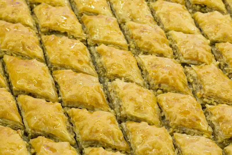 Desserts Turcs Traditionnels ; Baklava Image stock - Image du sucre ...