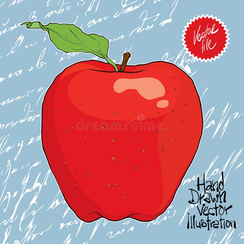 Apple, Fruit De Dessin, Pomme Rouge, Pomme De Dessin R?aliste ...