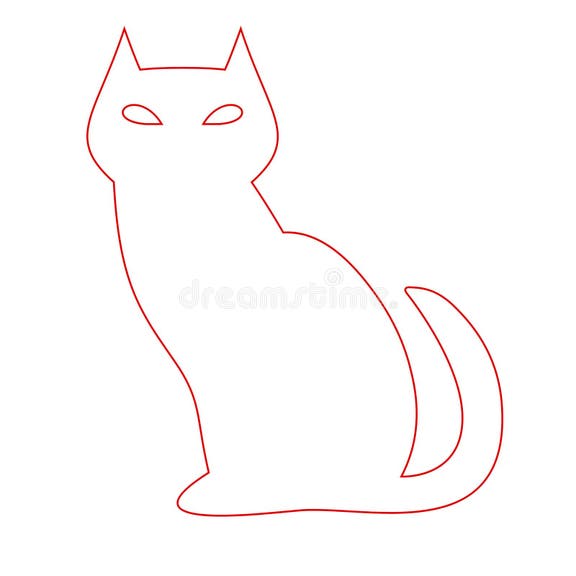 Dessin d'objet rouge illustration stock. Illustration du objet - 253042275