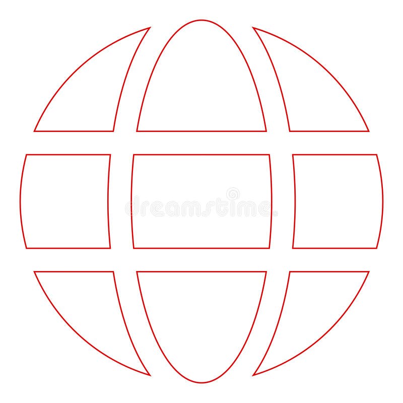 Dessin d'objet rouge illustration stock. Illustration du objet - 253042325