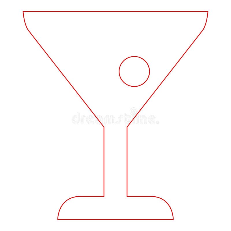 Dessin d'objet rouge illustration stock. Illustration du formes - 253042330