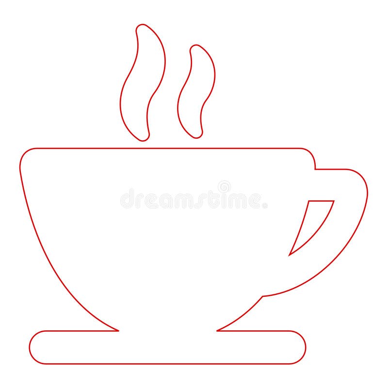 Dessin d'objet rouge illustration stock. Illustration du formes - 253042358