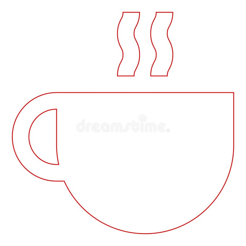 Dessin d'objet rouge illustration stock. Illustration du objet - 253042361