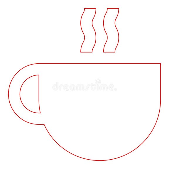 Dessin d'objet rouge illustration stock. Illustration du objet - 253042361