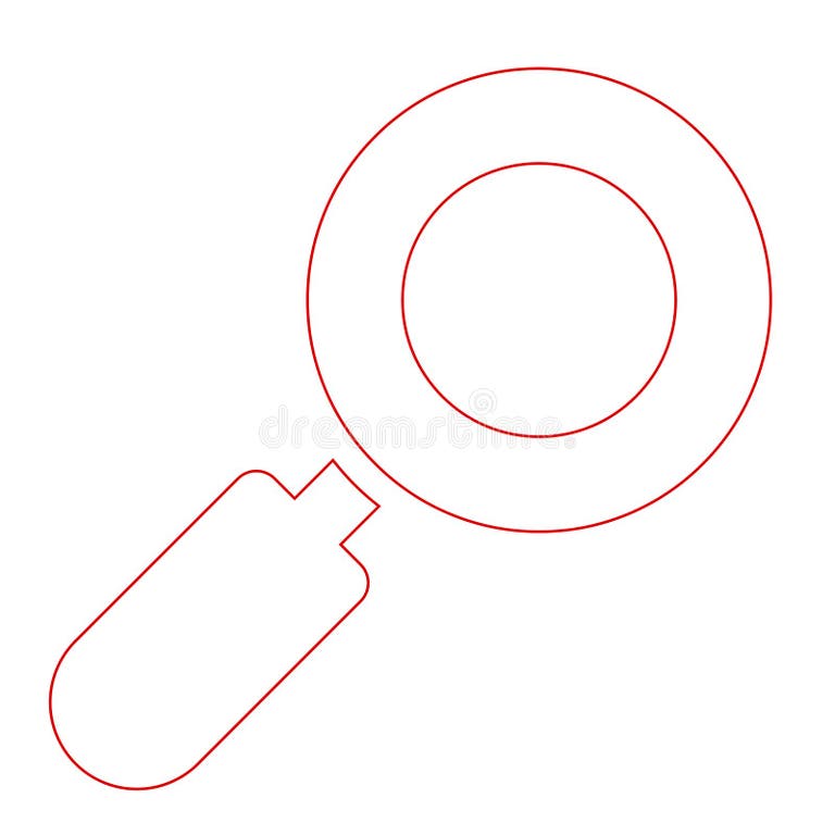 Dessin d'objet rouge illustration stock. Illustration du formes - 253042370