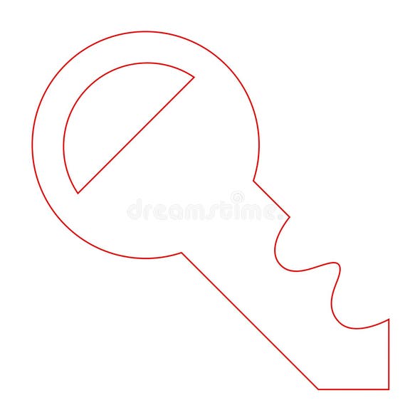 Dessin d'objet rouge illustration stock. Illustration du objet - 253042378