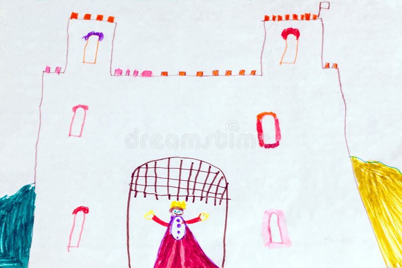 Dessin de Childs d'un papa image stock. Image du papa - 42887633