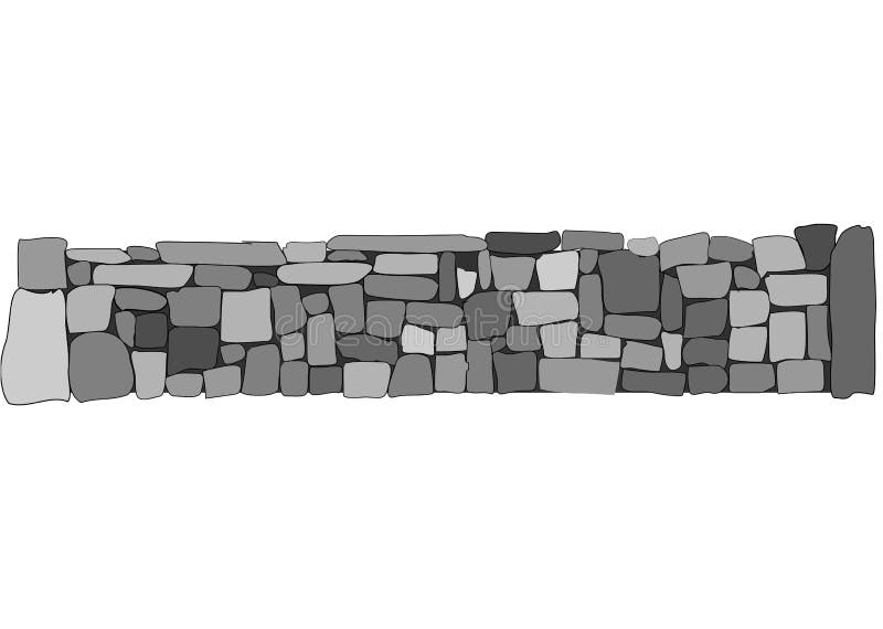 Dessin De Mur De Jardin Vectoriel Image Clip Illustration Stock ...