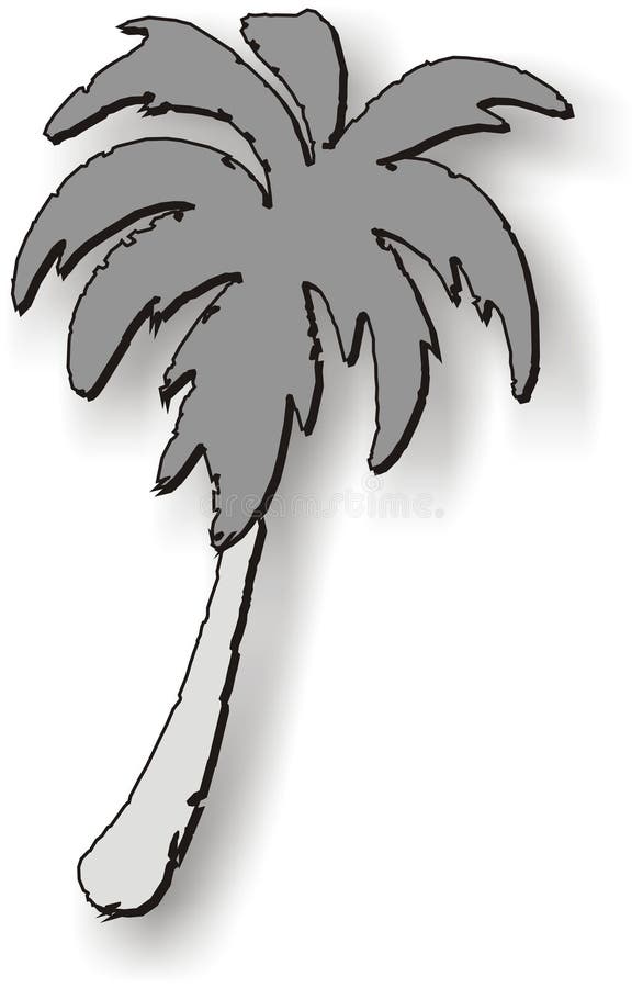 Dessin de palmier illustration stock. Illustration du illustration - 122378