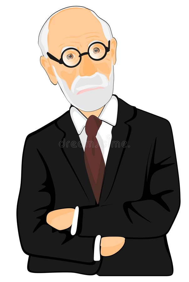 Dessin de sigmund freud image éditorial. Illustration of enseignements ...
