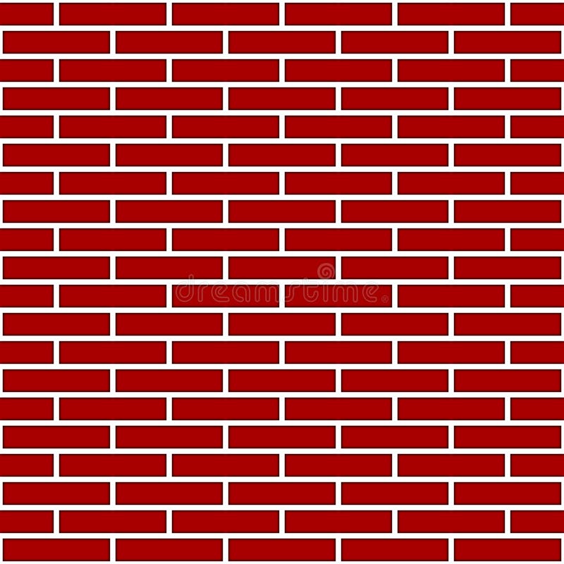 Dessin Rouge De Mur De Briques Illustration Stock - Illustration du ...