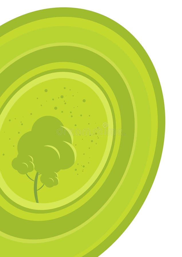 Dessin vert d'arbre illustration de vecteur. Illustration du ...