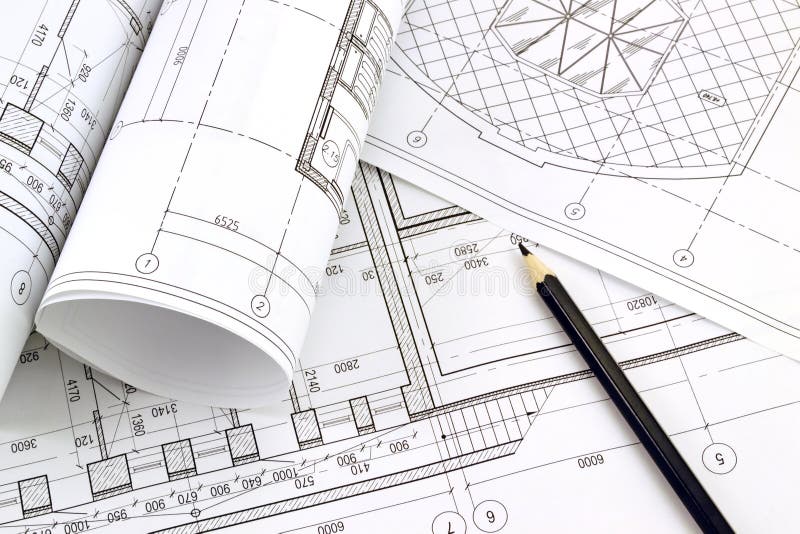 Dessins de projet photo stock. Image du idées, produisez - 56017532