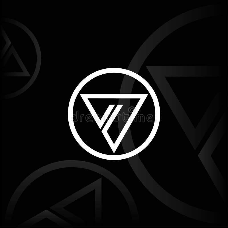 Circle Triangle Arrow Initial Letter V Sport Apparel Logo Design Vector ...