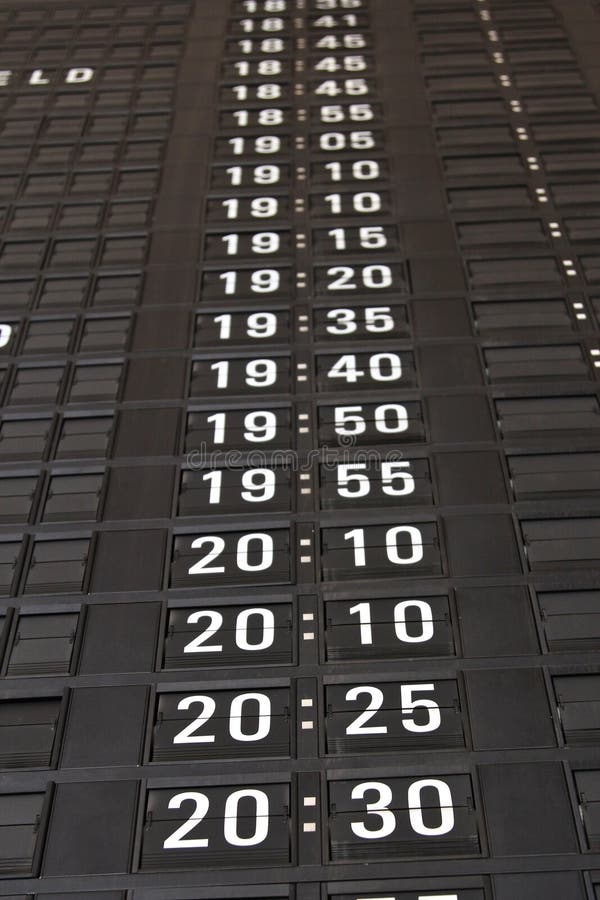 Destination board stock image. Image of fold, flight - 68347219