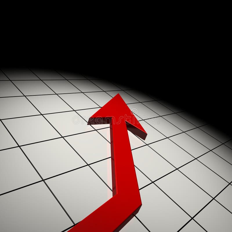 Destination arrow stock illustration. Illustration of game - 8179355