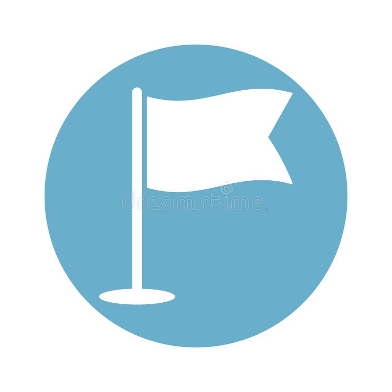 Destination Flag Isolated Vector Icon Which Can Be Easily Modified or ...