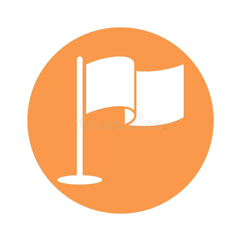 Destination Flag Isolated Vector Icon Which Can Be Easily Modified or ...