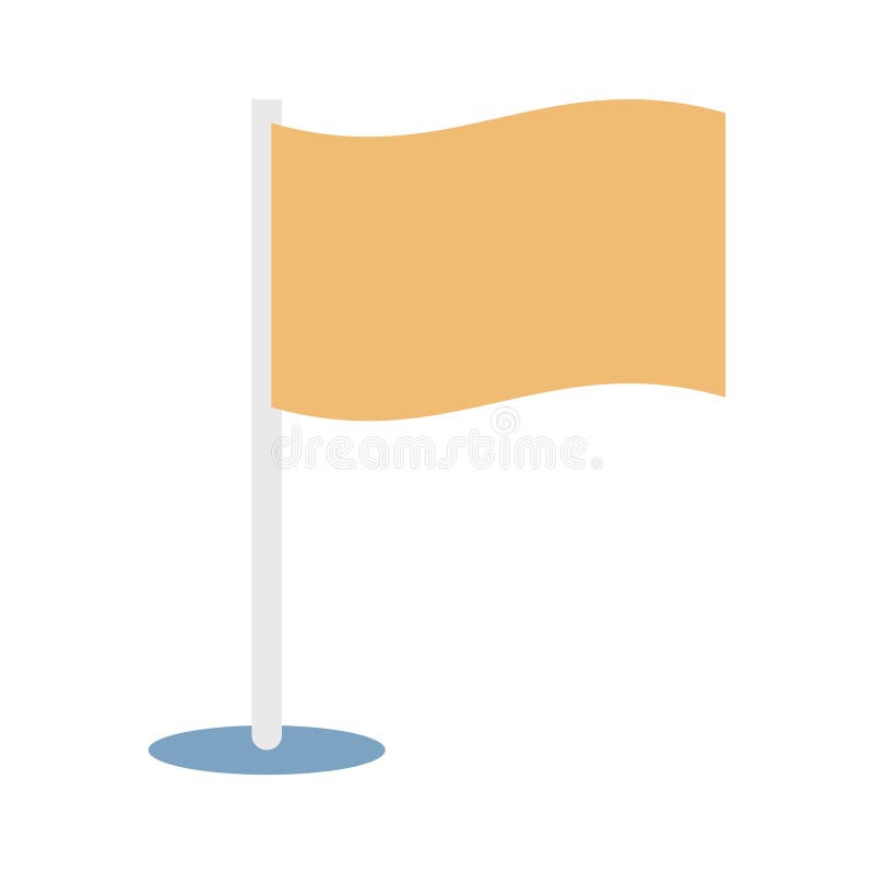 Destination Flag Isolated Vector Icon that Can Be Easily Modified or ...