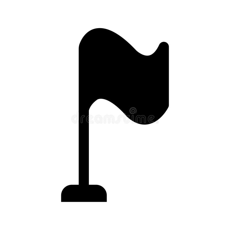 Destination Flag Vector Icon Which Can Easily Modify or Edit Stock ...