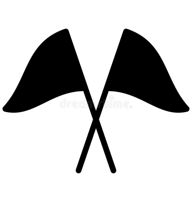 Destination Flags, Two Flags Vector that Can Be Easily Modified or Edit ...