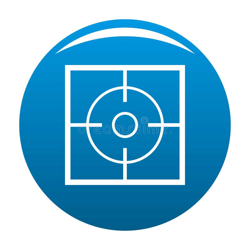 Destination Icon Blue Vector Stock Vector - Illustration of blue ...